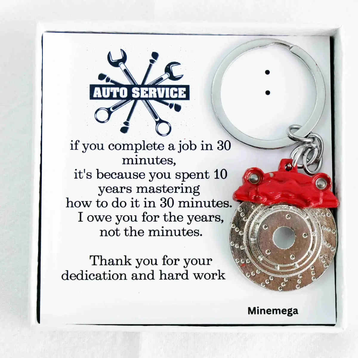 Master Mechanic Appreciation Keychain – MineMega