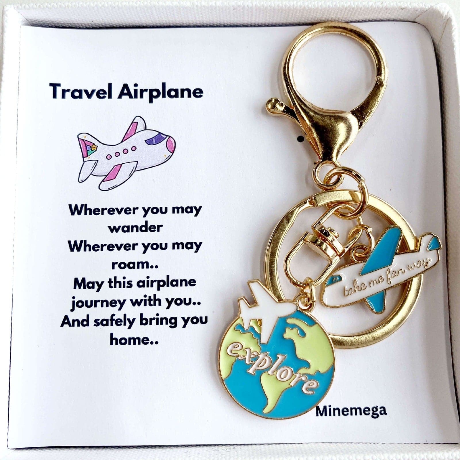 Travel Keychain For Friend