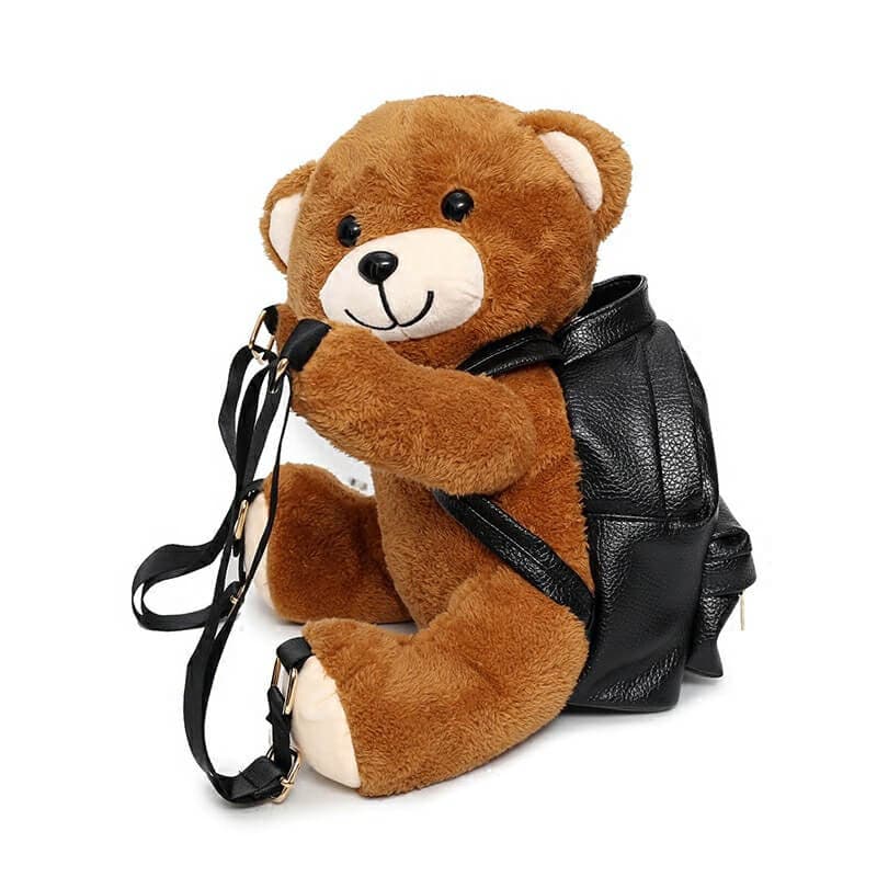 Plush teddy bear backpack – MineMega